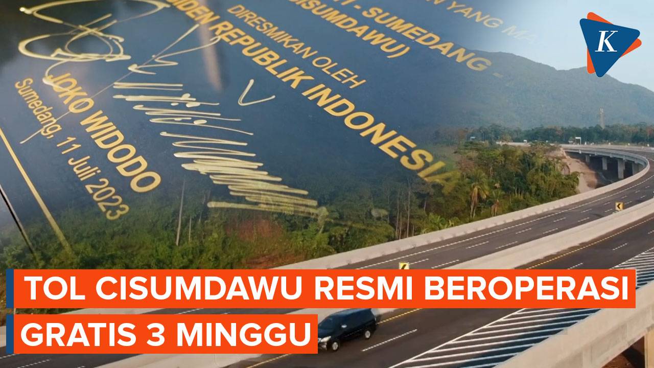 Tol Cisumdawu Gratis 3 Minggu, Mulai Kapan? - Kompascom | Vidio