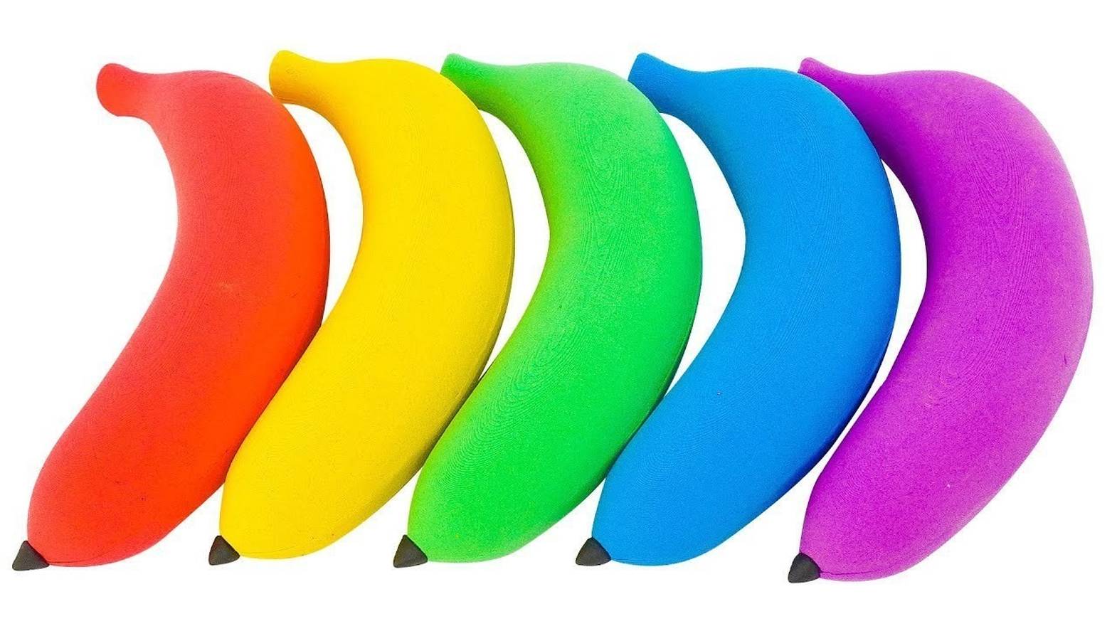 Memotong pisang warna warni | Vidio