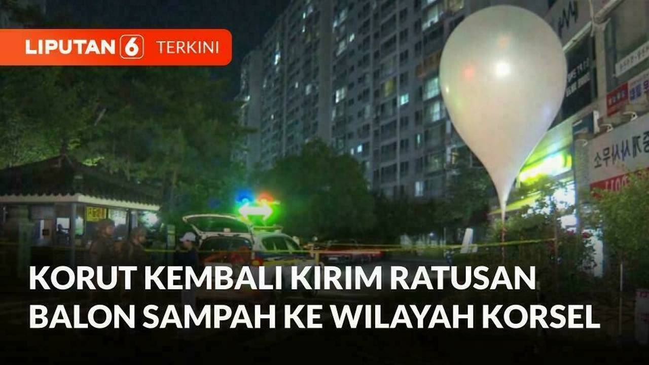 600 Balon Berisi Sampah Kembali Dilepas dari Korut Ke Wilayah ...