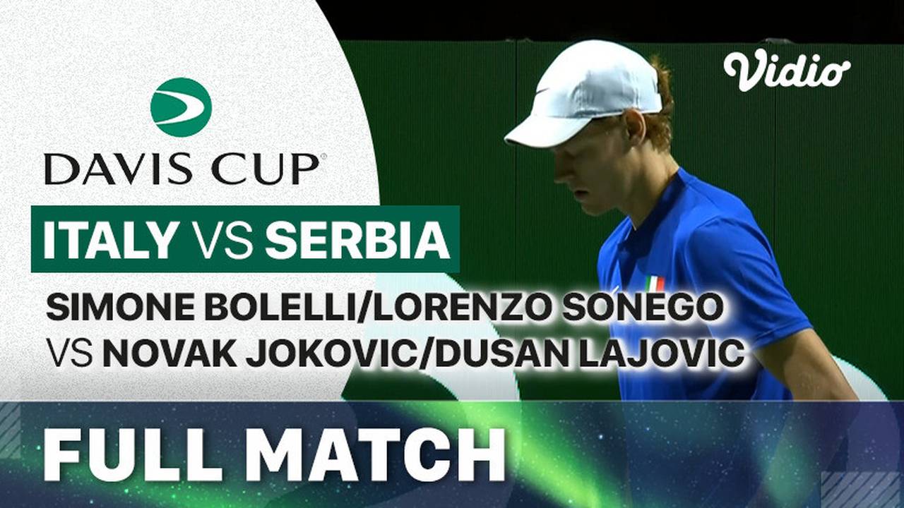 Semifinal: Italy (Simone Bolelli & Lorenzo Sonego) vs Serbia (Novak ...