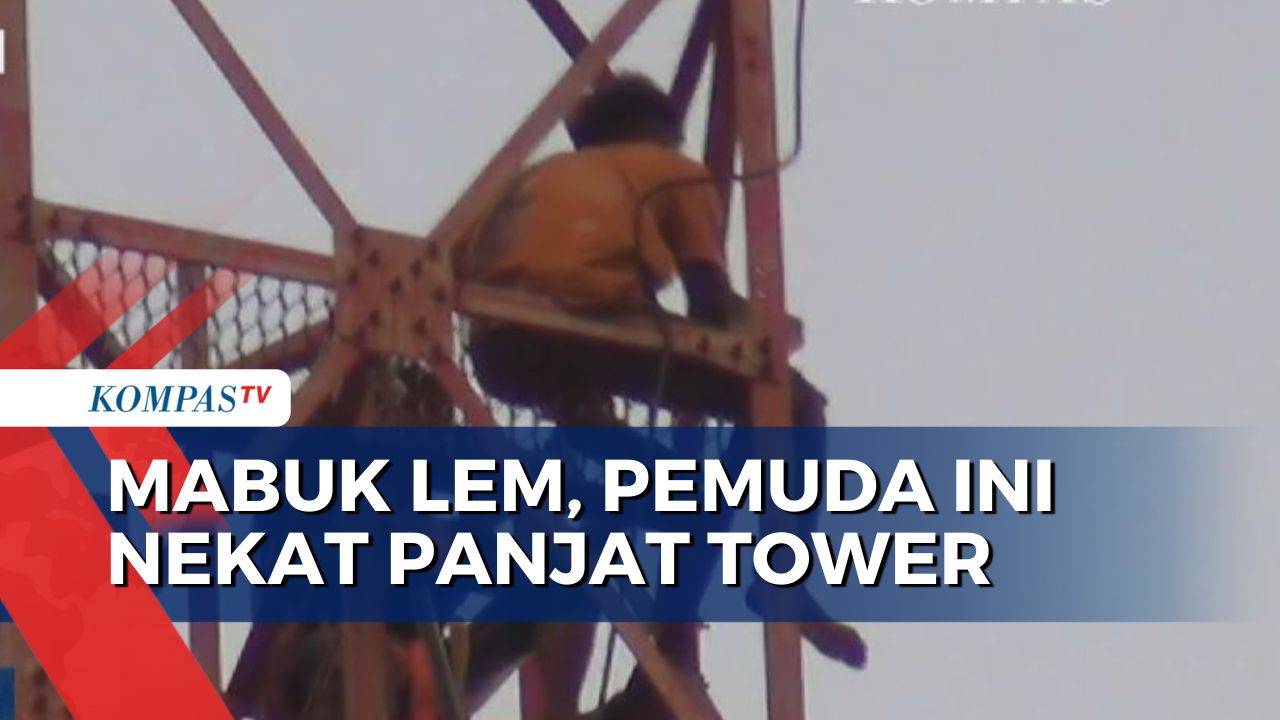 Pemuda di Polman Nekat Panjat Tower 100 Meter Diduga Akibat Mabuk Lem ...