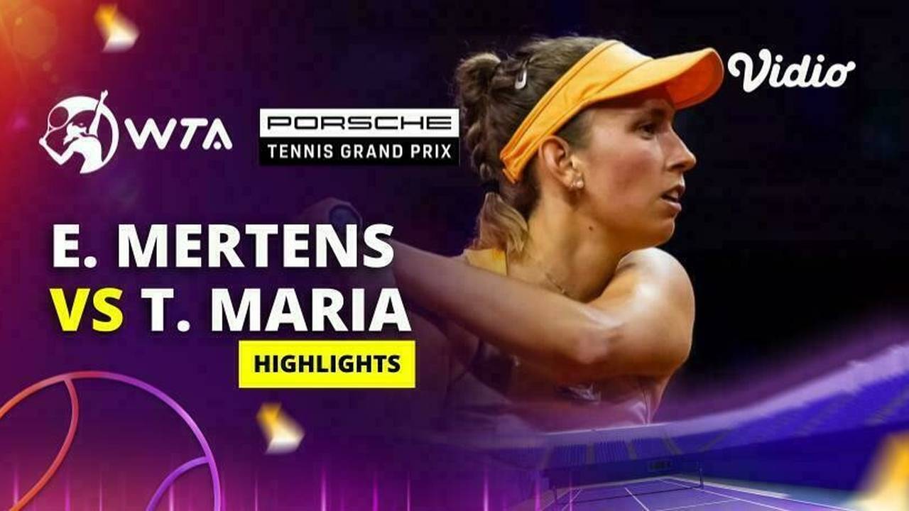 Elise Mertens vs Tatjana Maria - Highlights | WTA Porsche Tennis Grand ...
