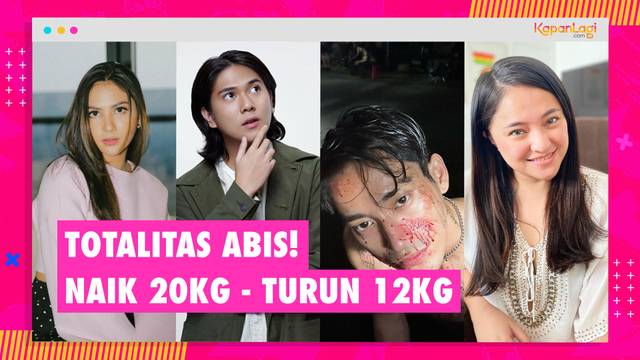 Gak Takut Naik-Turun Berat Badan, Aktor-Aktris Ini Sukses Perankan Tokoh Dalam Film | Enamplus
