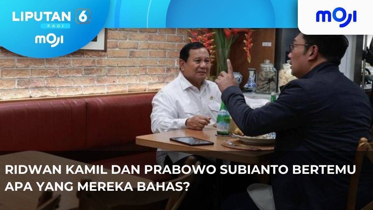 Prabowo dan Ridwan Kamil Bertemu. - . - Liputan 6 Pagi | Moji - Moji ...