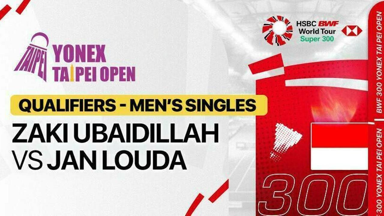 Moh Zaki Ubaidillah (INA) vs Jan Louda (CZE) - Men's Singles ...