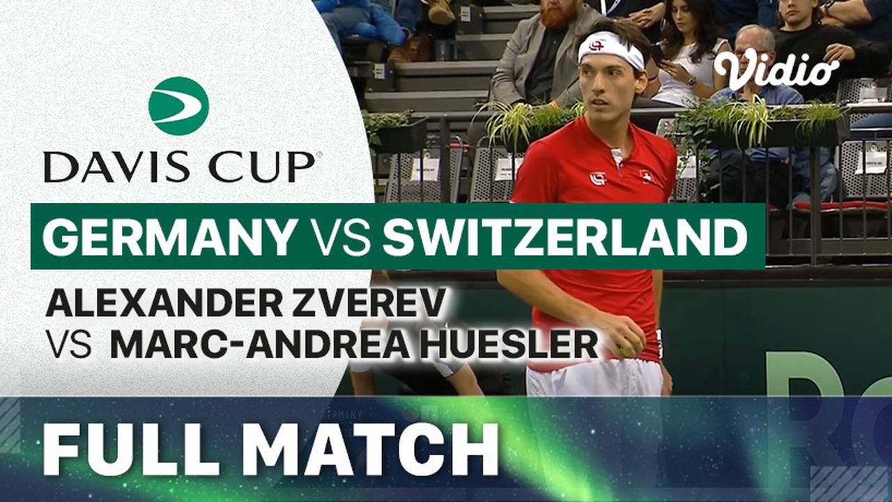 Full Macth | Germany vs Switzerland - Day 2 | Alexander Zverev vs Marc-Andrea Huesler | Davis ...