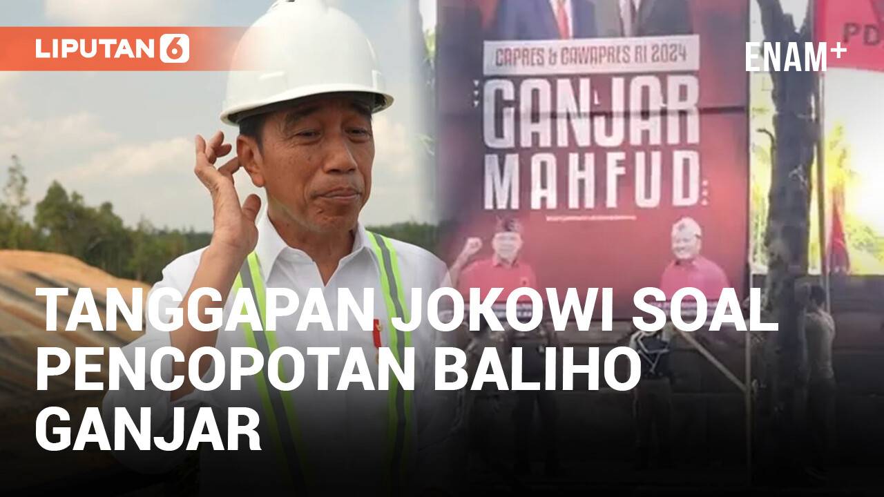 Presiden Jokowi Respons Pencopotan Baliho Ganjar-Mahfud Jelang ...