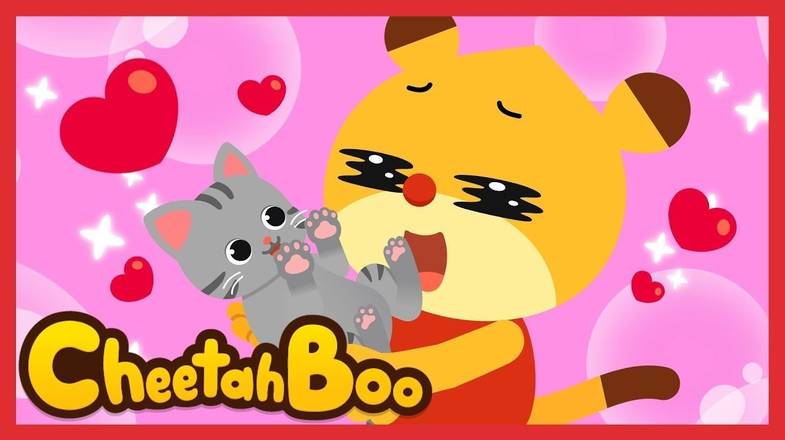 Cheetahboo - Animal Songs - I Love My Cute Cat (2023) | Vidio