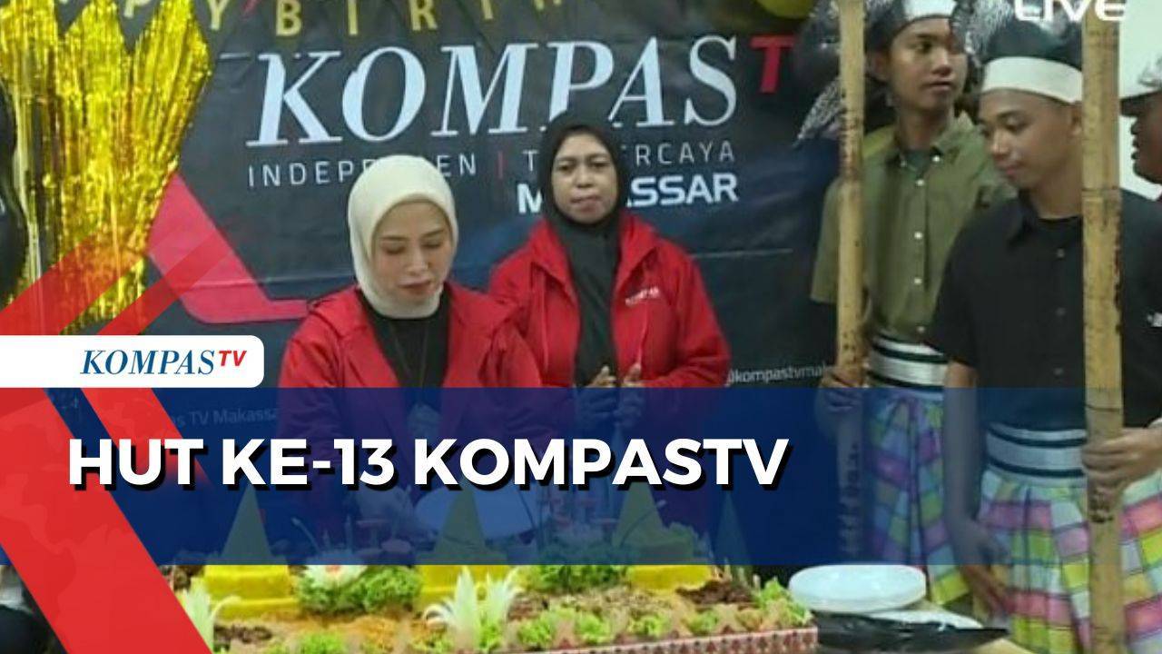 Kemeriahan HUT ke-13 KompasTV di Biro Daerah - Kompas TV