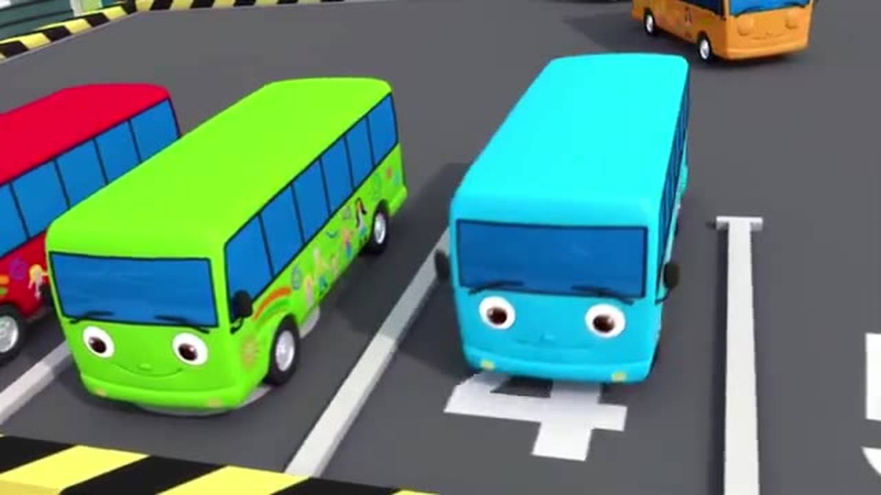 Little Baby Bum Season 2 - 10 Little Buses (2011) | Vidio