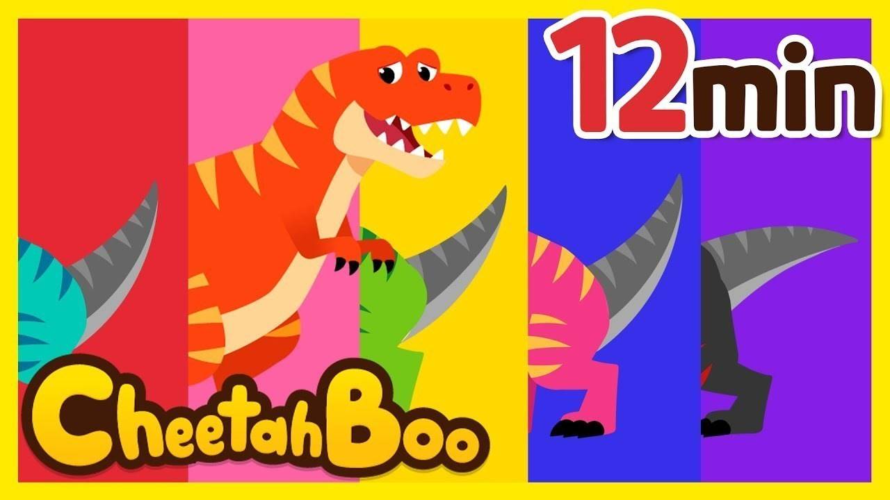 Cheetahboo - Cheetahboo Dinosaurs Play - Is this a red T-rex tail? Pink ...