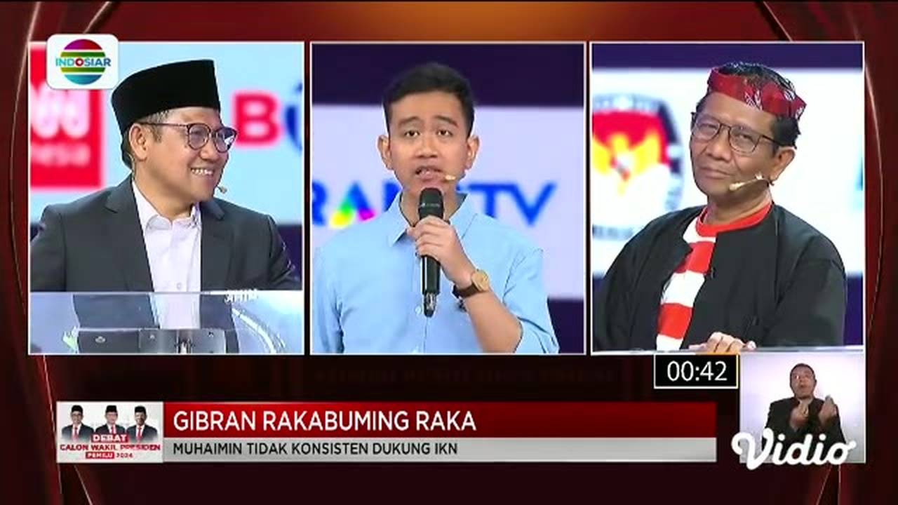 Cak Imin & Mahfud MD Bertanya Tentang Pembangunan IKN!! Ini Jawaban Gibran | Debat Calon Wakil ...