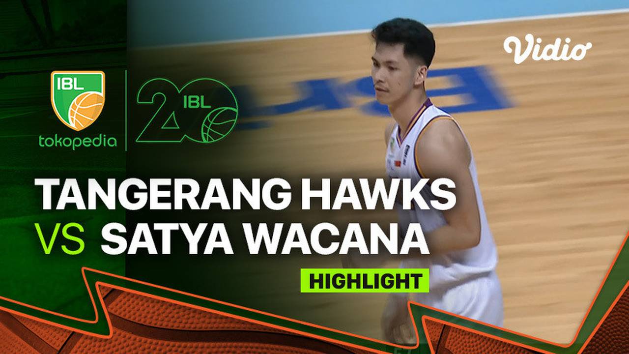 Highlights | Tangerang Hawks Basketball vs Satya Wacana Salatiga | IBL Tokopedia 2023 | Vidio
