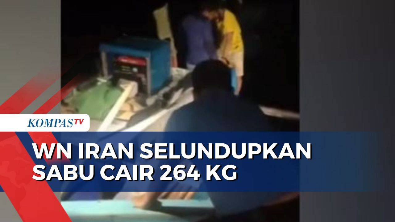 Modus Baru WN Iran Selundupkan Sabu Cair 264 Kg di Perairan Banten: Dicampur Bensin! - Kompas TV ...