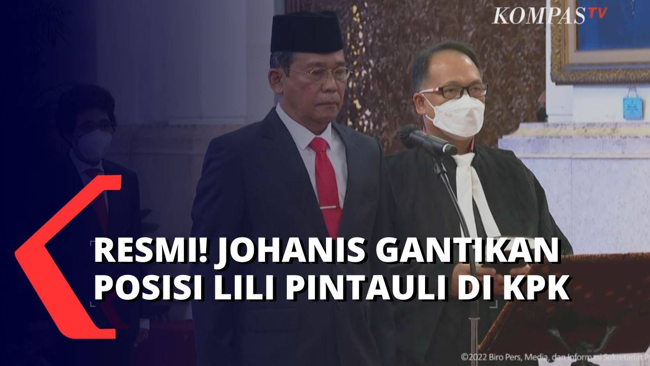 Resmi! Presiden Lantik Johanis Tanak Jadi Wakil Ketua KPK, Gantikan ...