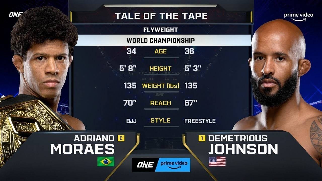 Adriano Moraes vs. Demetrious Johnson II | ONE Championship Full FIght ...