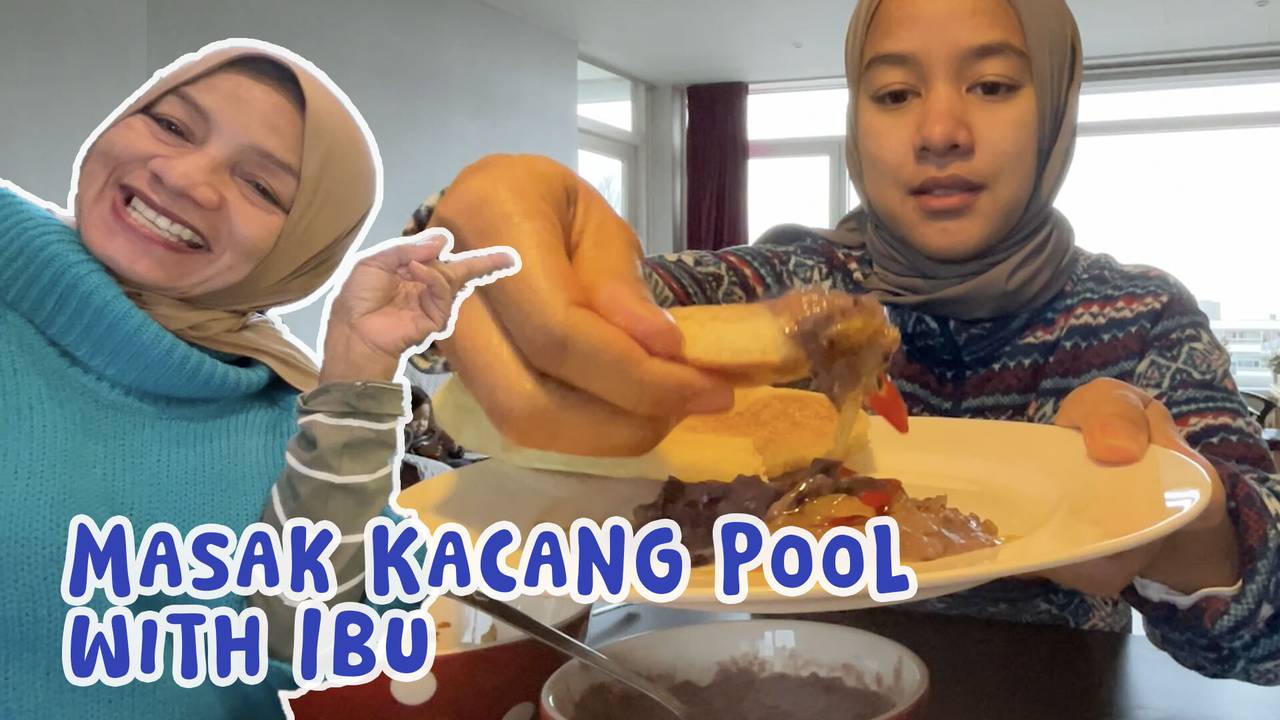 Masak Kacang Pool di Belanda Bareng Ibu Petualangan Reyza & Rara | Vidio