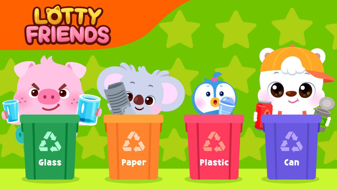 Lotty Friends - Good Habit Songs - Sorting Trash Song (2024)