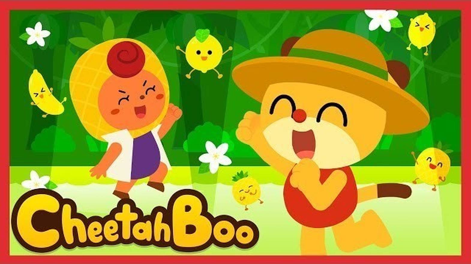 Cheetahboo - Learning Songs - Ten Little Yellow Fruits + Good habits ...