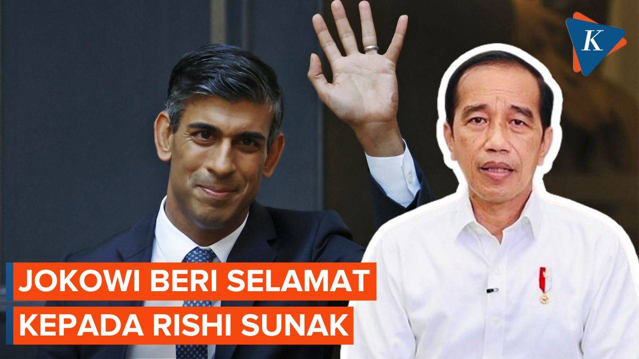 Jokowi Beri Selamat Rishi Sunak, PM Inggris yang Baru - Kompascom | Vidio