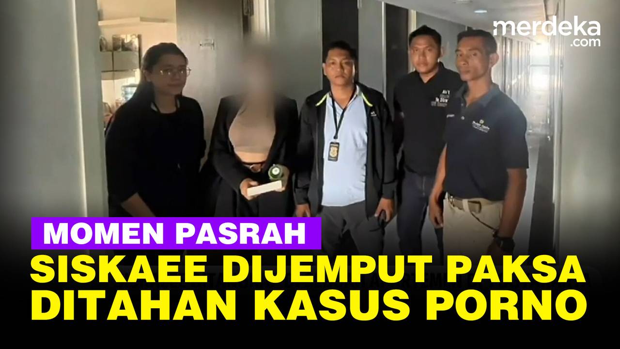 Detik-Detik Siskaeee Ditangkap Ngumpet di Apartemen Usai Mangkir dari Pemeriksaan - merdeka | Vidio
