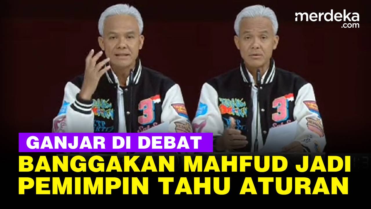 Ganjar Ungkit Mahfud Mundur dari Kabinet Jokowi Jadi Contoh Pemimpin Tahu Aturan - merdeka | Vidio