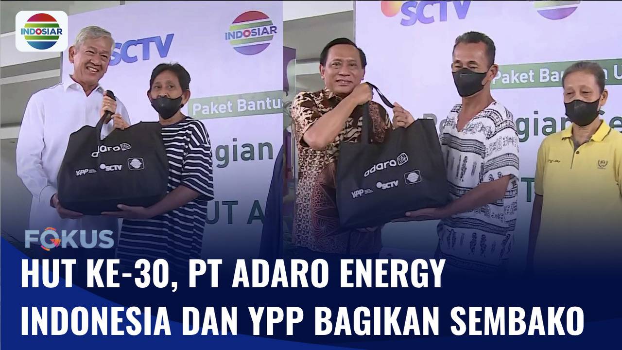 HUT ke-30, PT Adaro Energy Indonesia Bersama YPP Bagikan 3.000 Sembako di Jakarta | Fokus ...