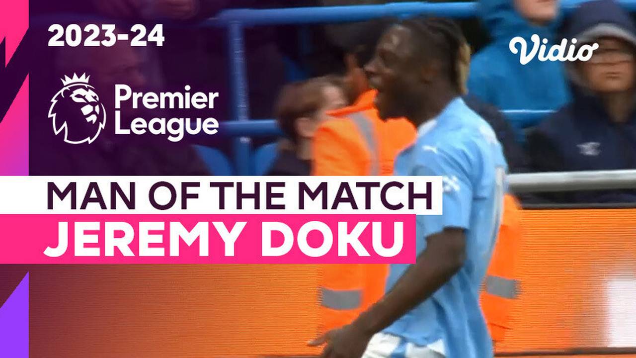 Aksi Man of the Match: Jeremy Doku | Man City vs Bournemouth | Premier League 2023/24 | Vidio