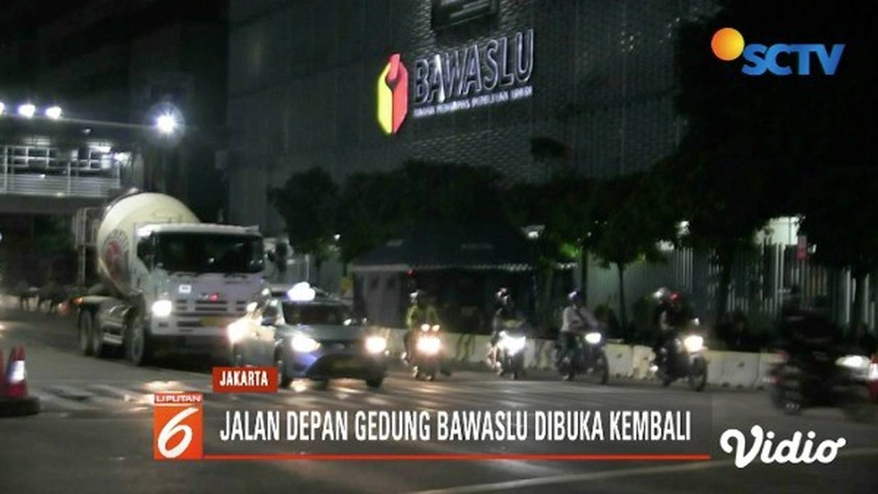 Jalan Depan Gedung Bawaslu Kembali Dibuka - Liputan 6 Pagi - SCTV | Vidio