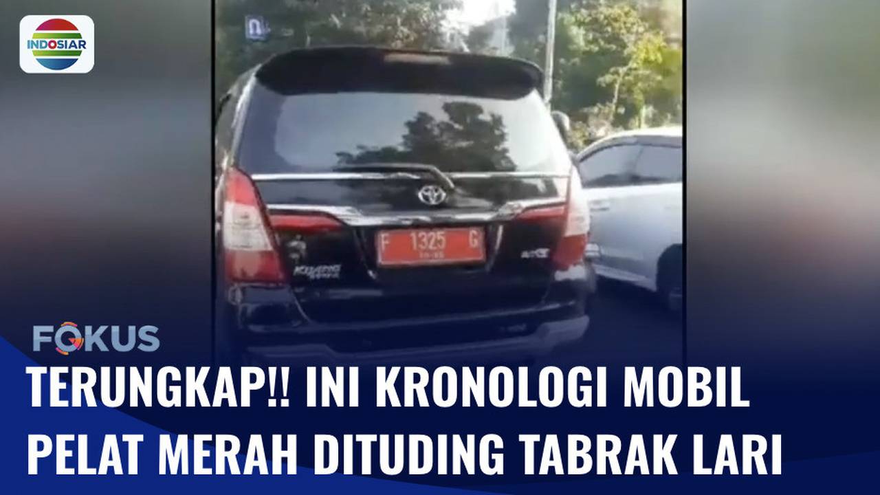 Viral!! Mobil Pelat Merah Diduga Tabrak Lari Pemotor Wanita di Bogor | Fokus - INDOSIAR | Vidio