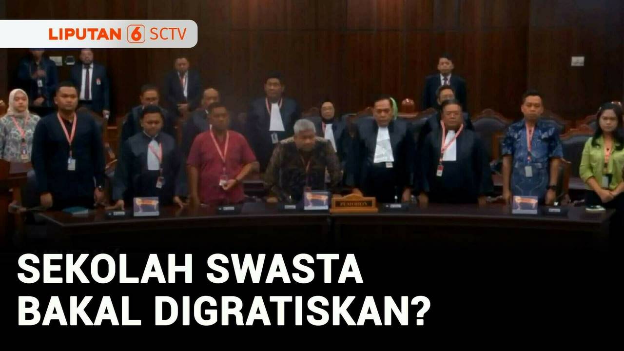 MK Putuskan SD-SMP Negeri dan Swasta Digratiskan | Liputan 6 - SCTV
