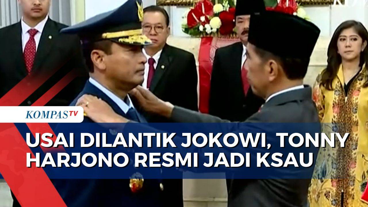 Momen Pelantikan Marsekal Tonny Harjono Sebagai KSAU, Gantikan Fajar ...