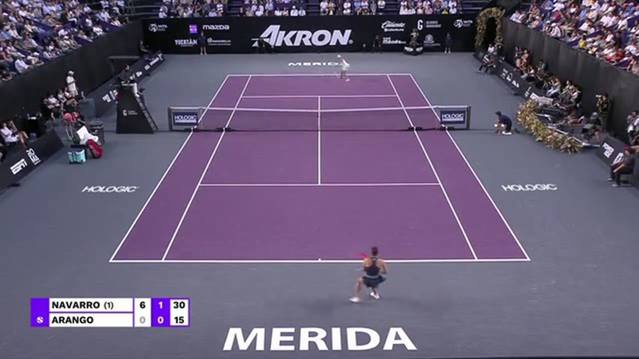 Final: Emma Navarro vs Emiliana Arango - Highlights | WTA Merida Open ...