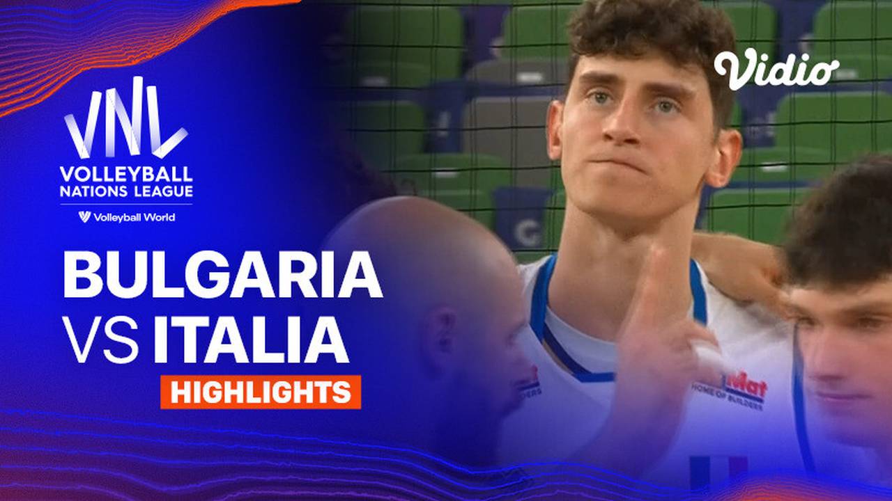 Bulgaria vs Italia - Highlights | Men's Volleyball Nations League 2024 ...