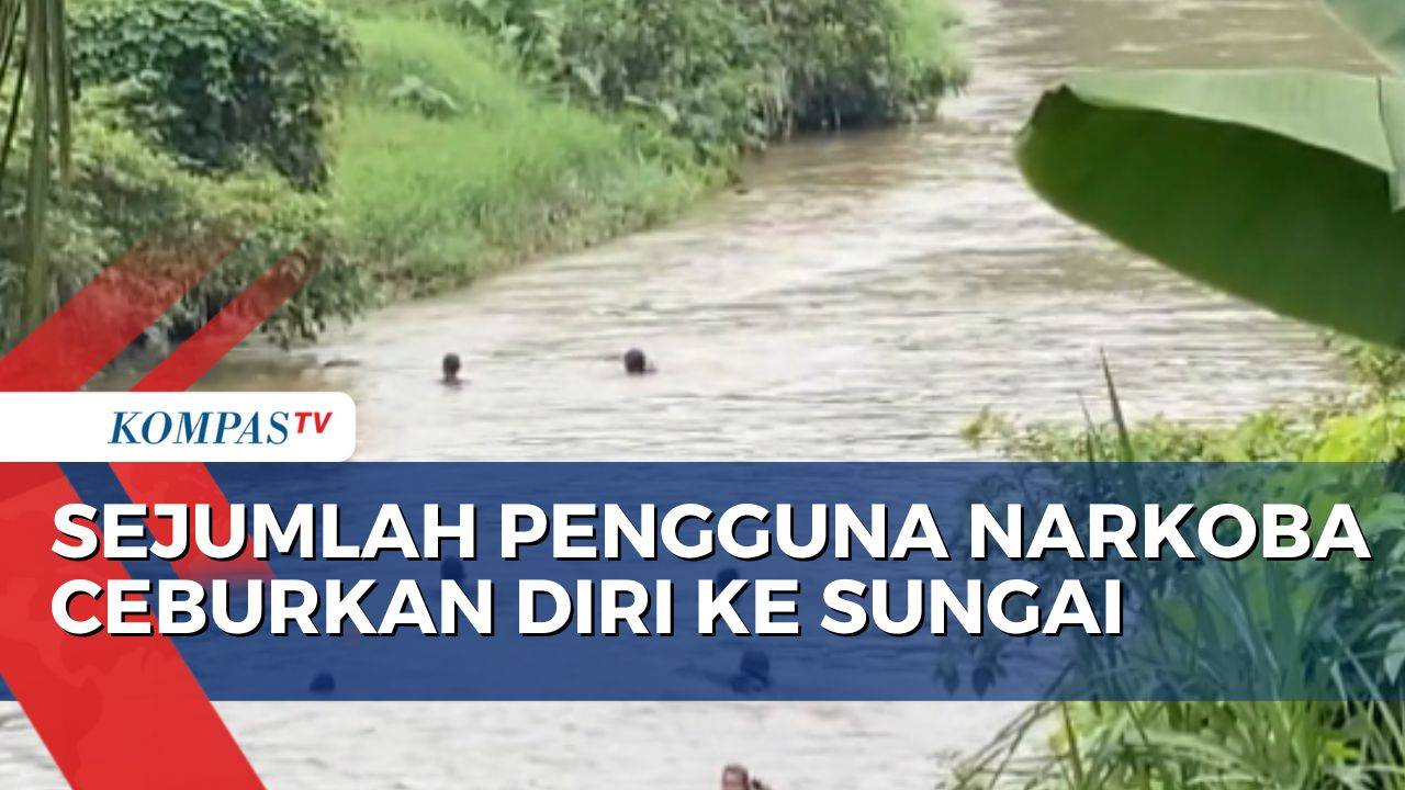 Panik Digerebek Polisi, Sejumlah Pengguna Narkoba Ceburkan Diri ke ...