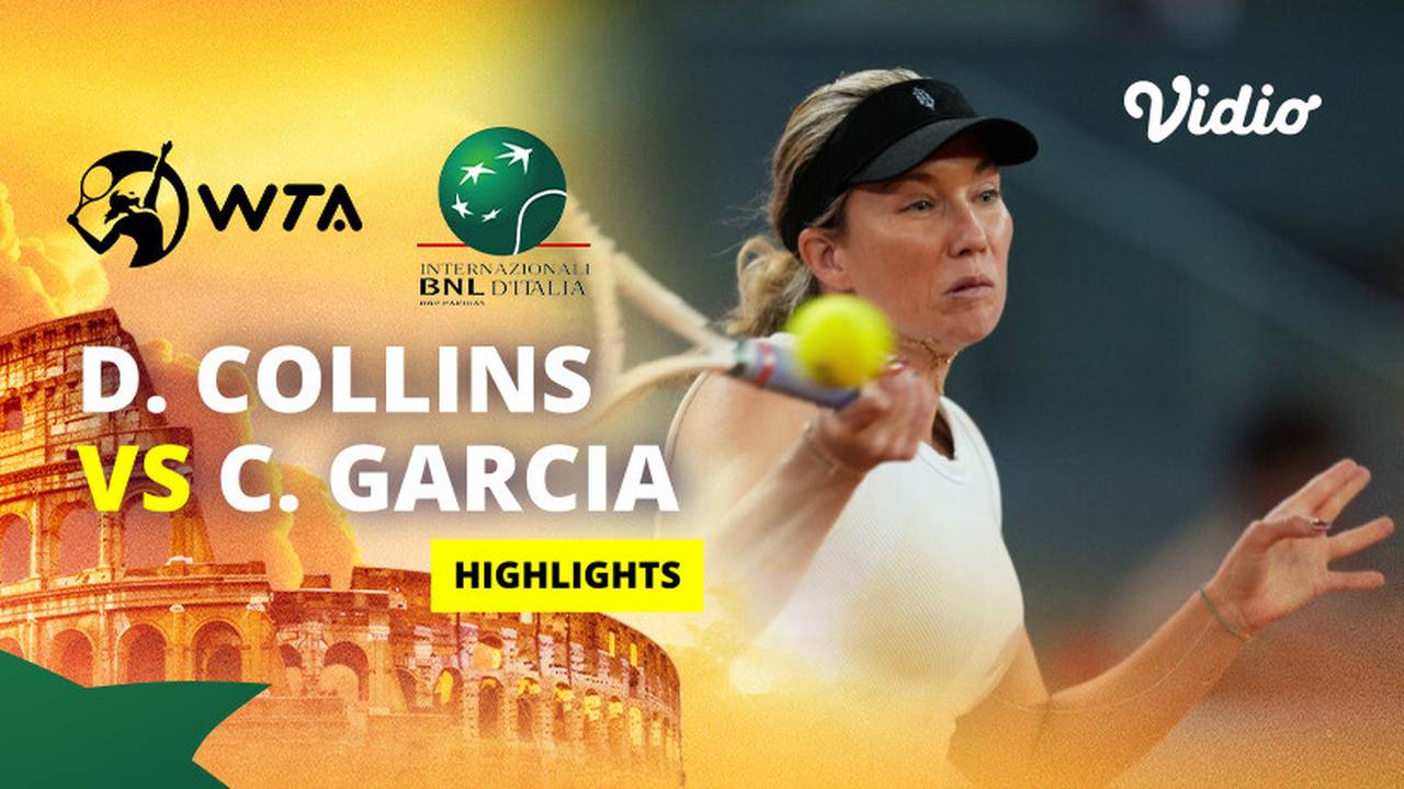 Danielle Collins vs Caroline Garcia - Highlights | WTA Internazionali ...