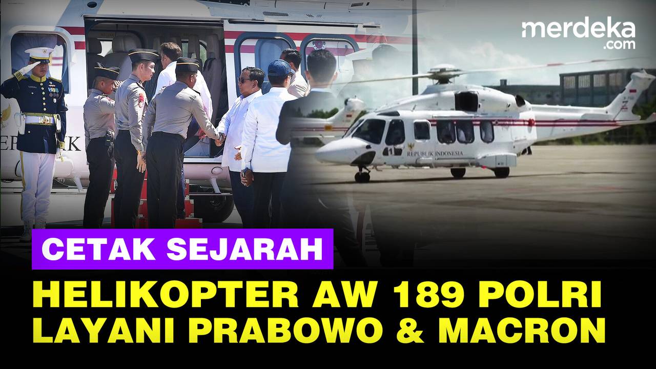 Cetak Sejarah! Helikopter AW 189 Polri Sukses Layani Penerbangan ...