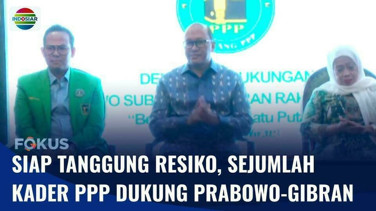 Sejumlah Kader PPP Deklarasikan Dukungan Pada Prabowo-Gibran, Sebut ...