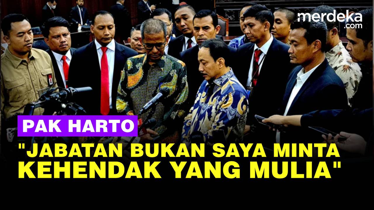 Hakim MK Pak Harto: Jabatan Bukan Saya Minta, Kehendak Yang Mulia ...