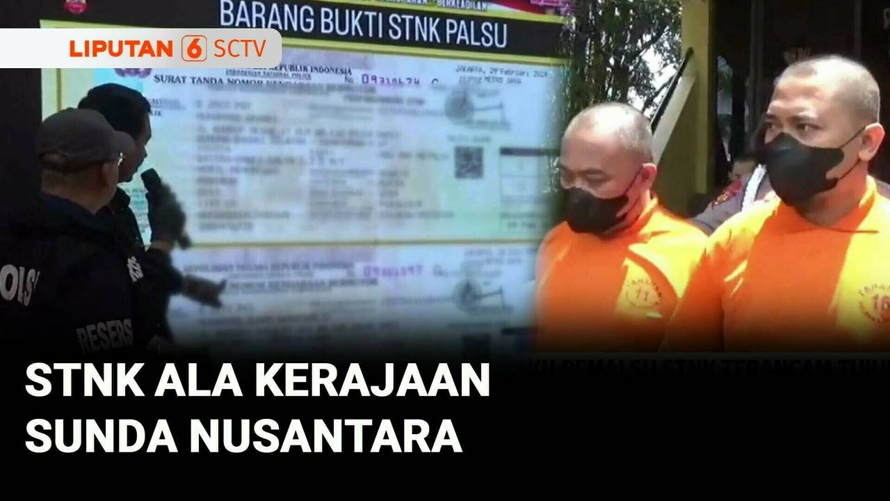 Heboh! STNK Palsu Buatan Kerajaan Sunda Nusantara, 1 dari 4 Pelaku ...