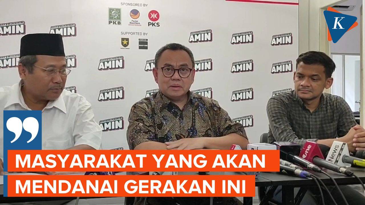 Sudirman Said Klaim Dana Timnas AMIN Bersumber dari Masyarakat ...