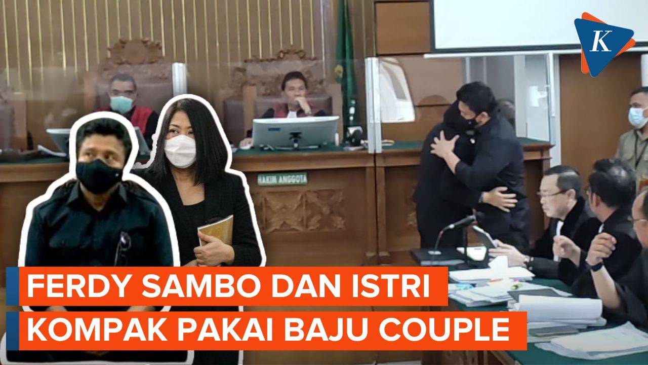 Momen Ferdy Sambo dan Putri Candrawathi Kompak Pakai Baju Hitam di ...