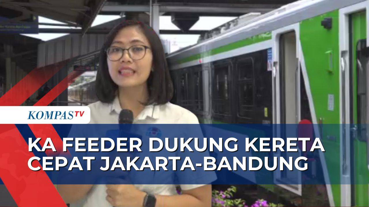 KA Feeder Bawa Penumpang Kereta Cepat Jakarta-Bandung dari Padalarang ...