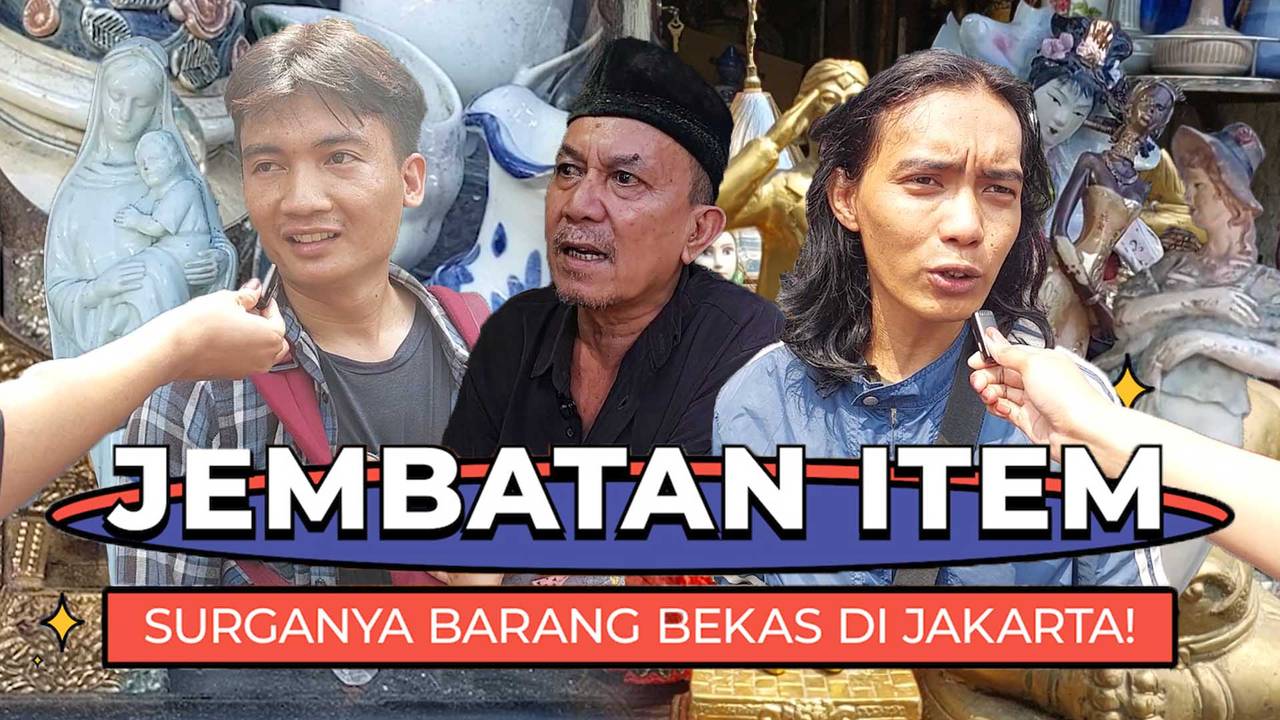 Jembatan Item Jatinegara, Surga Barang Loak Terbesar di Jakarta ...