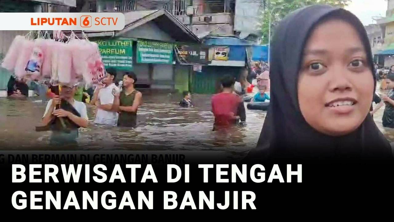 Banjir di Kalteng Jadi Wisata Dadakan, Warga Berenang dan Main di ...