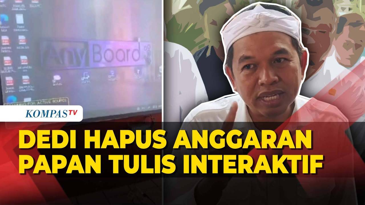 Instruksi Dedi Mulyadi Minta Hapus Angaran Papan Tulis Interaktif Rp30 Miliar di Disdik Depok ...
