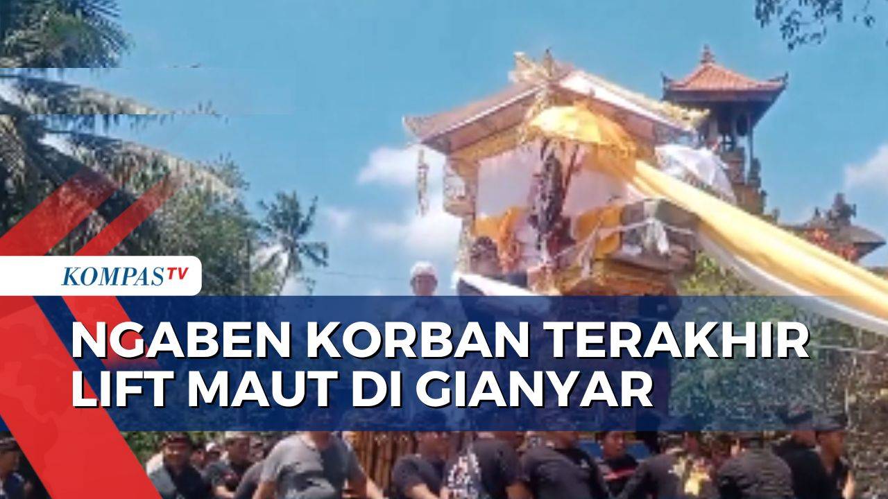 Prosesi Ngaben I Wayan Aries Setiawan, Korban Insiden Maut Lift ...