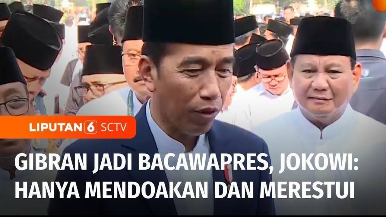 Presiden Jokowi Restui Gibran Maju jadi Bacawapres Prabowo di Pilpres ...
