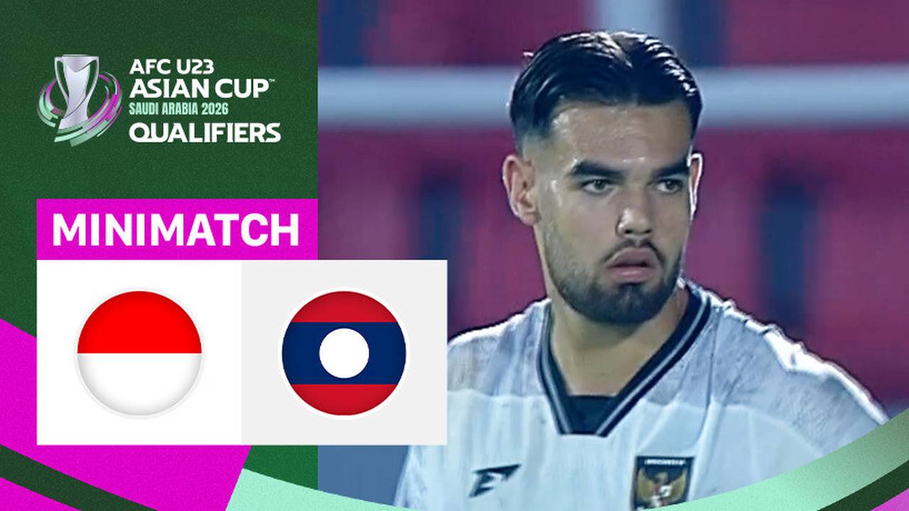 Indonesia vs Laos - Mini Match | AFC U-23 Asian Cup 2026 Qualifiers