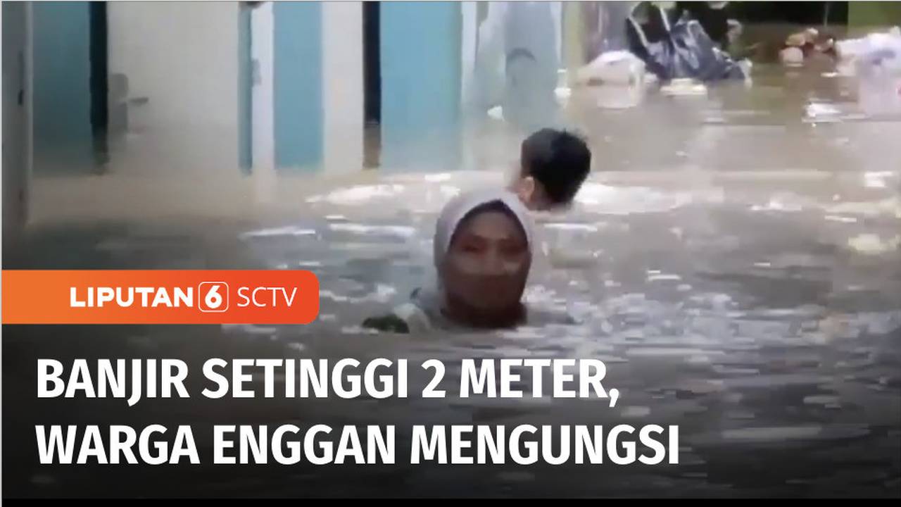 Banjir di Kebon Pala Capai 2 Meter, Warga Minta Bantuan Pangan dan Enggan Mengungsi | Liputan 6 ...